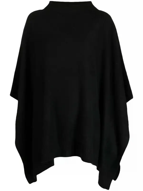 Vince Slit-sleeve Cashmere Jumper - Black