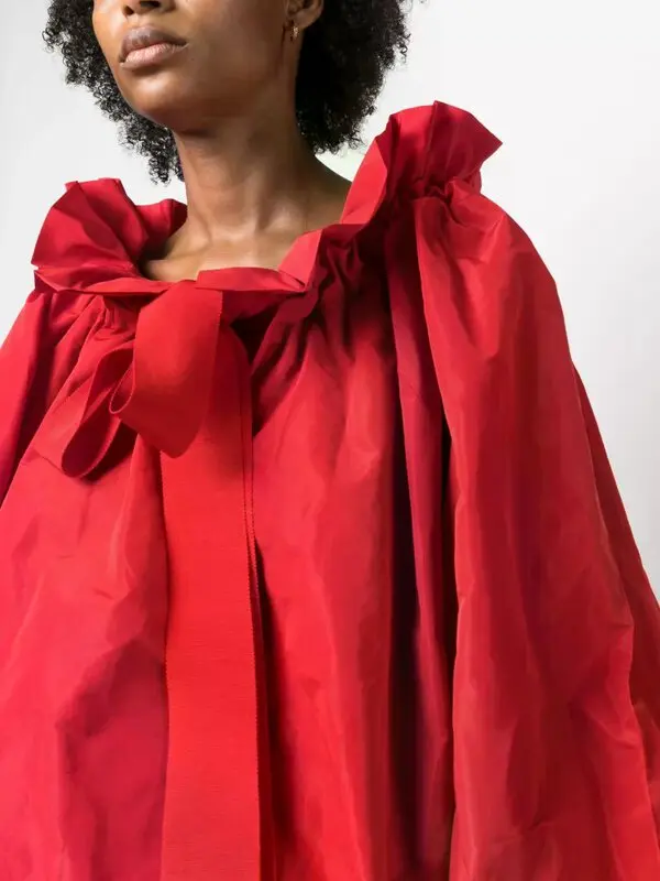 PATOU Pussy-bow Puffed Top