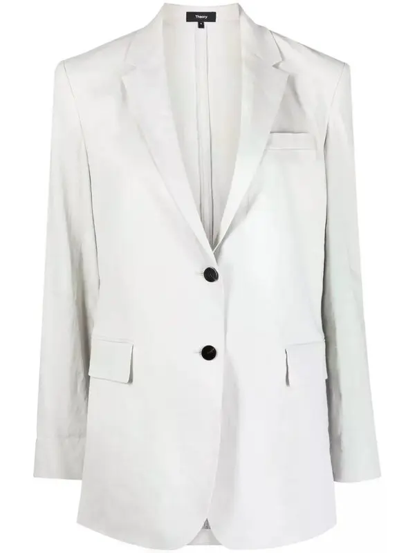 Theory Single-breasted Button Blazer