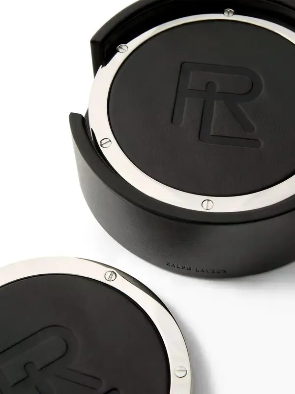 Ralph Lauren Stacked Rl Coasters