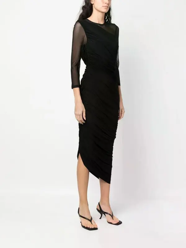 Norma Kamali One-shoulder Asymmetric Hem Dress
