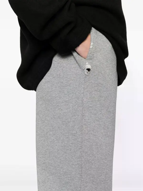 MAINLESS Distressed Track Trousers - Grey