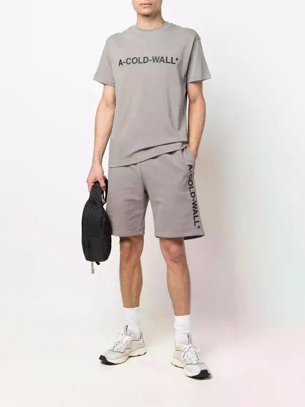 A-COLD-WALL* Logo Print Track Shorts