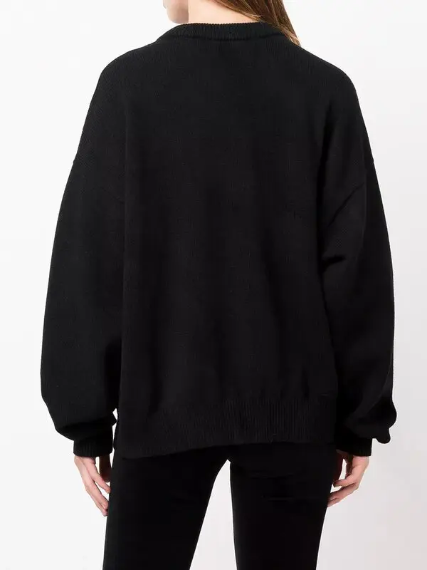 Alexander Wang Crystal-embellished Wool Jumper
