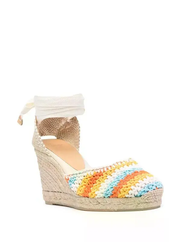 CastaÑer Carina Crochet Wedge Espadrilles
