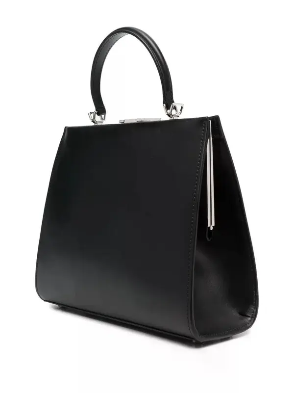 ARMARIUM Logo Plaque Leather Tote Bag