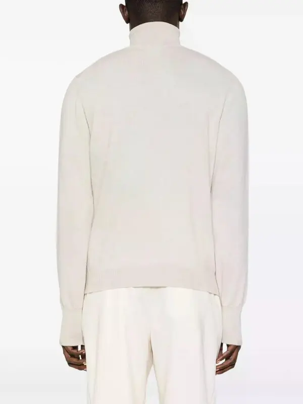 DRUMOHR Cashmere Roll Neck Sweater - Neutrals
