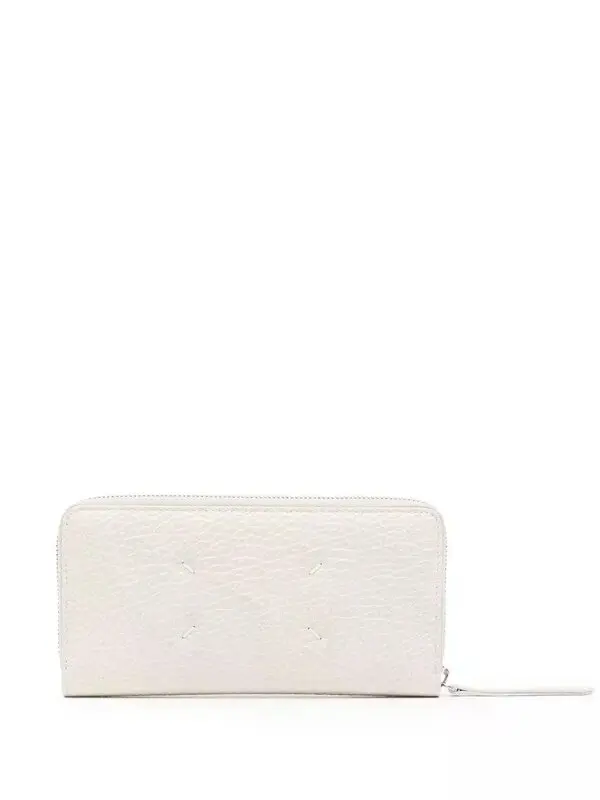 MAISON MARGIELA Four-stitch Zip-around Wallet - White
