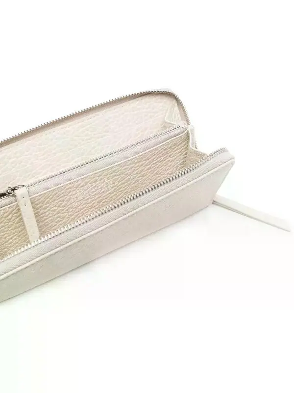 MAISON MARGIELA Four-stitch Zip-around Wallet - White
