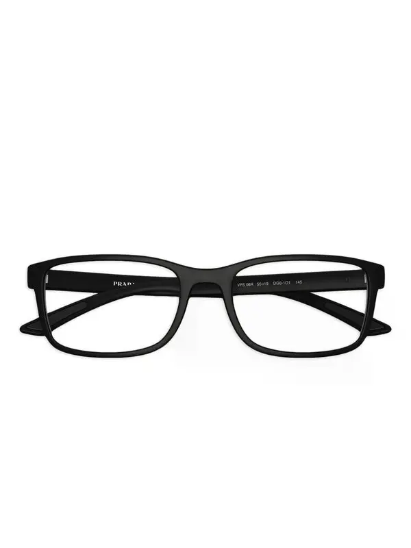 Prada Rectangle Eyeglasses - Black
