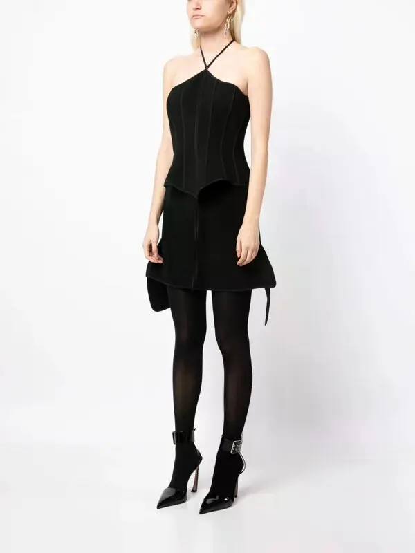 Maticevski Intuit Bustier Corset-style Top - Black