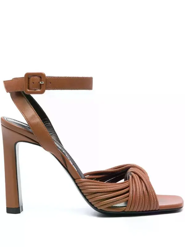 SERGIO ROSSI Open-toe Crossover Strap Sandals