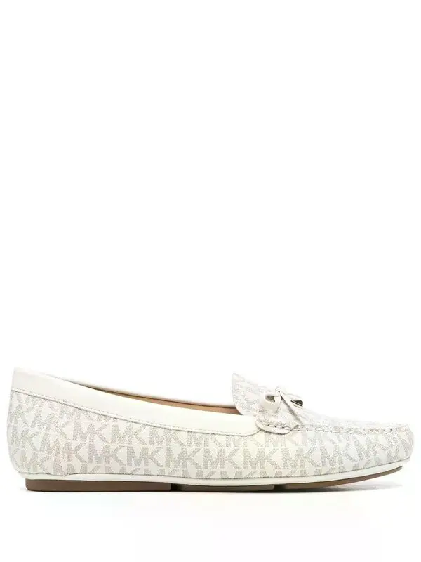 Michael Kors Juliette Monogram-jacquard Moccasins