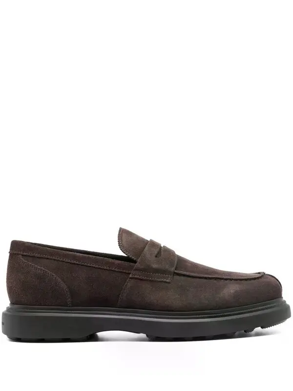 STUART WEITZMAN Suede Loafers