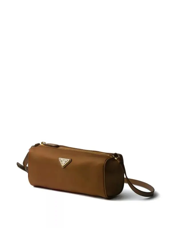 Prada Re-nylon Top-zip Shoulder Bag - Brown