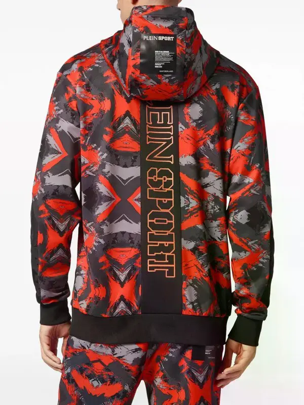 PLEIN SPORT Camouflage Print Hoodie