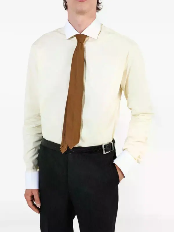 Prada Belted Chino Trousers