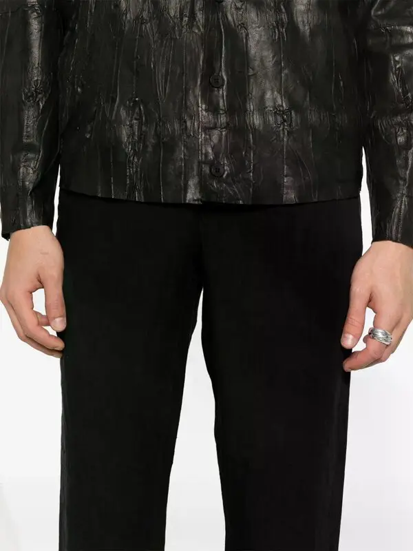 Transit Linen Tapered-leg Trousers