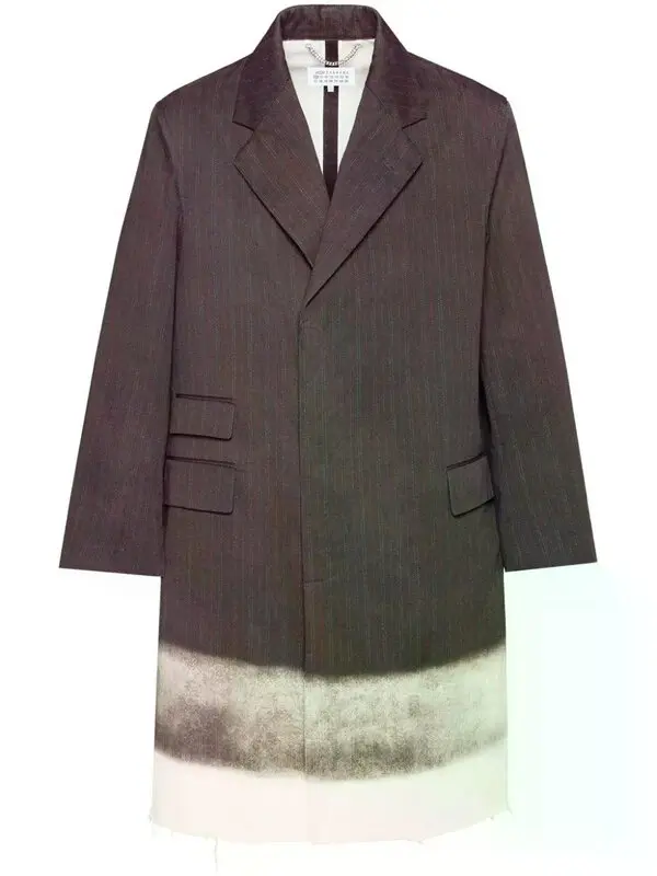MAISON MARGIELA Trompe L'oeil Print Cotton Coat