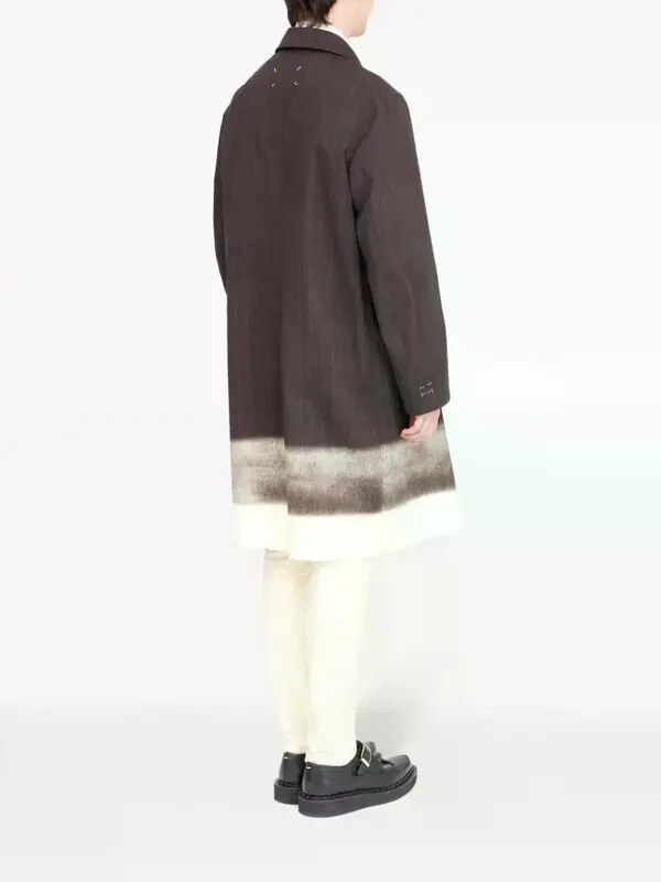 MAISON MARGIELA Trompe L'oeil Print Cotton Coat