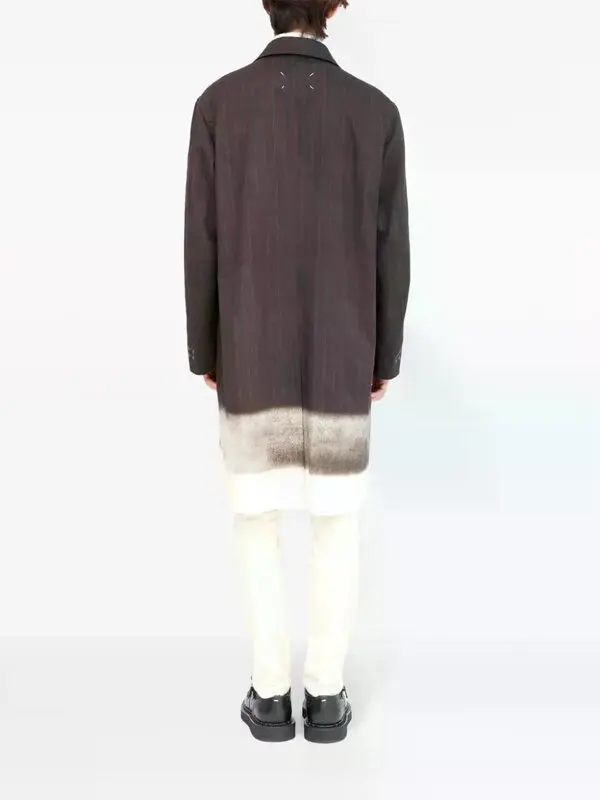 MAISON MARGIELA Trompe L'oeil Print Cotton Coat