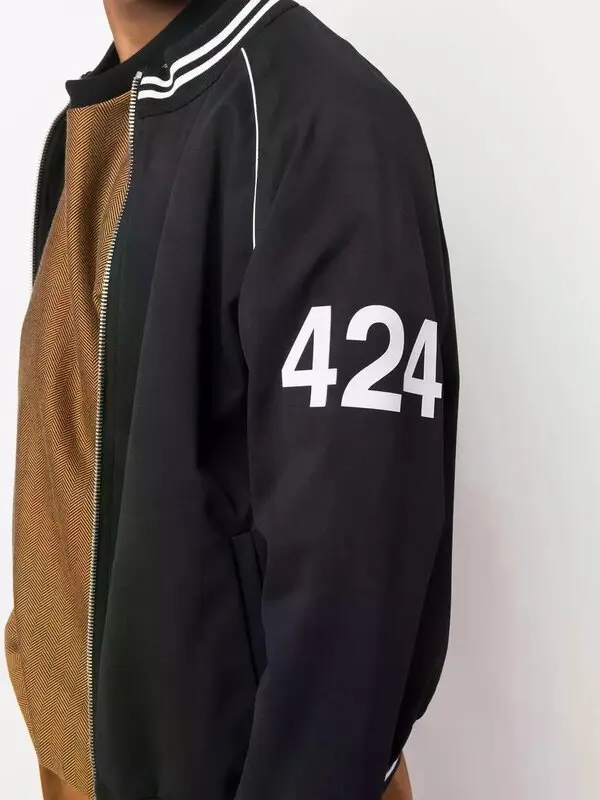 424 Logo Sleeve Bomber Jacket