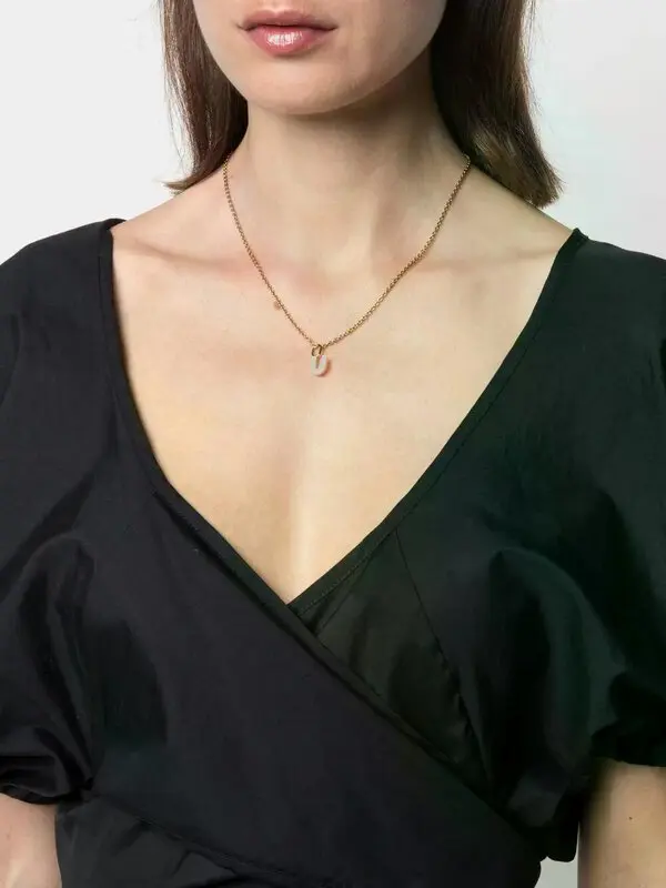 MARIA BLACK Lucid Letter U Charm - White