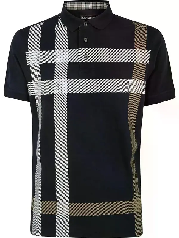 Barbour Checkered Polo Shirt - Blue