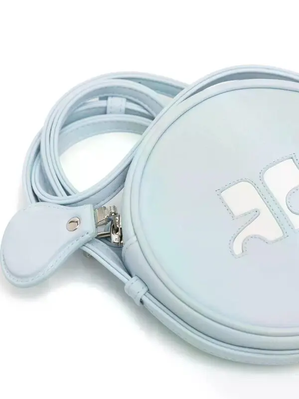 COURREGES Small Reedition Circle Bag - Blue