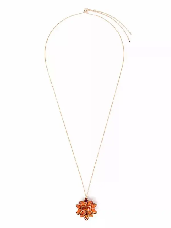 SWAROVSKI Crystal Star Pendant Necklace - Gold