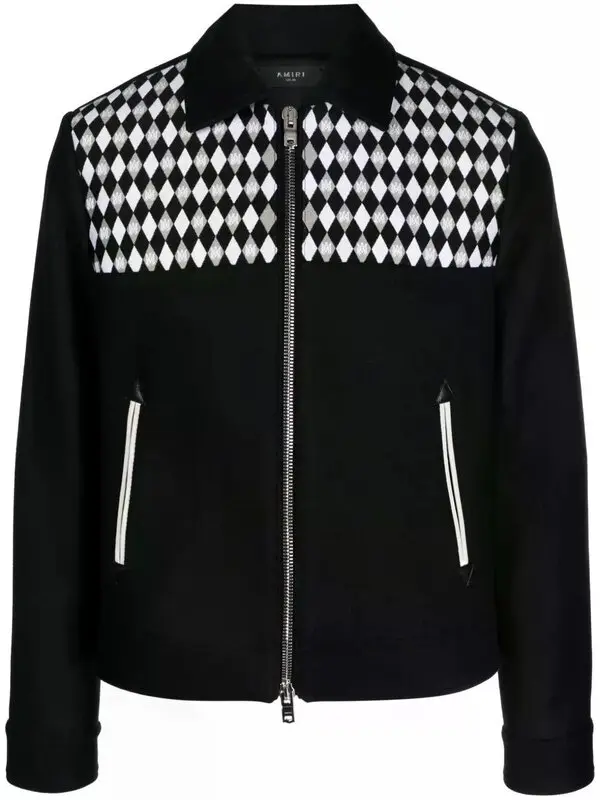 Amiri Diamond-embroidered Work Jacket