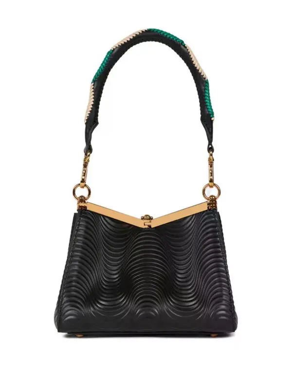Etro Small Vela Shoulder Bag - Black