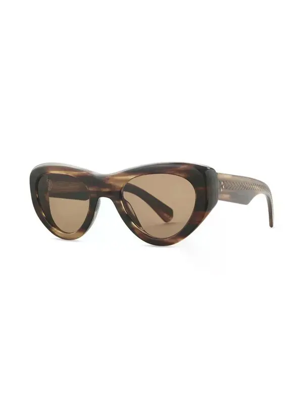 MR. LEIGHT Reveler S Oval-frame Sunglasses - Brown
