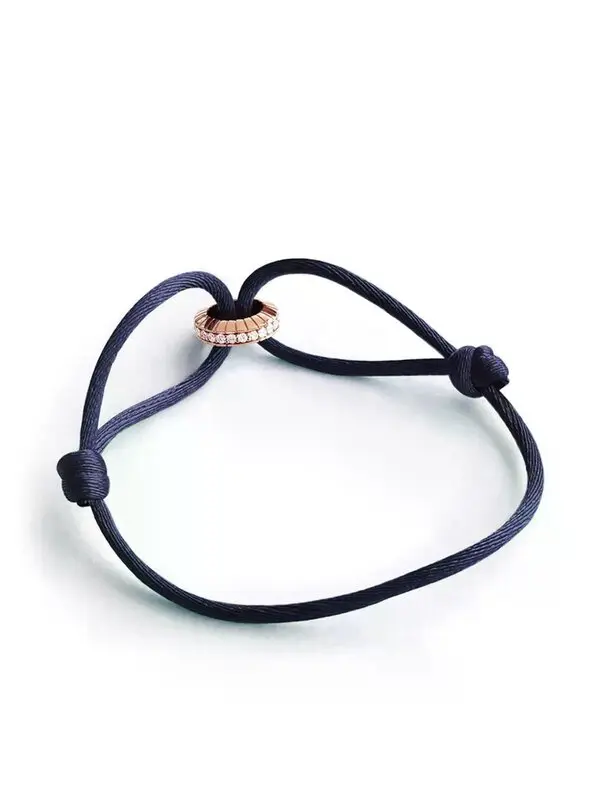 LOEV 14kt Rose Gold Diamond Pavé Eternity Bracelet - Pink