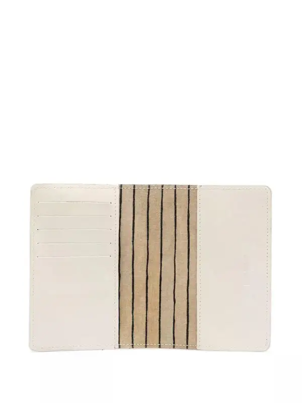 UMA WANG Logo-debossed Leather Wallet