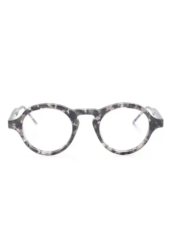 Thom Browne Round Frame Glasses - Grey