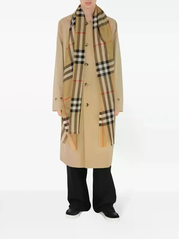 Burberry Check-print Scarf