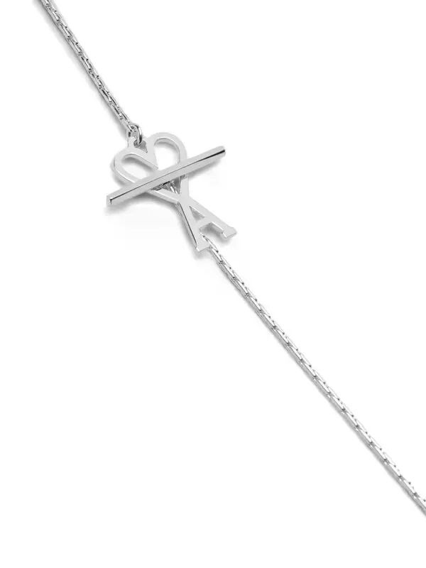 AMI Paris De Coeur Chain Necklace - Silver