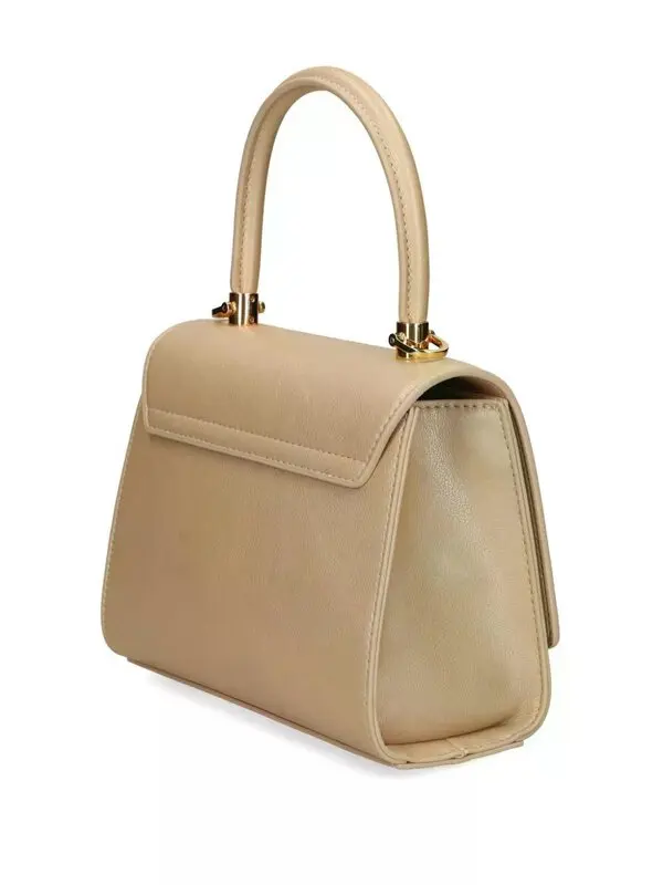 Moschino Logo-lettering Tote Bag - Gold