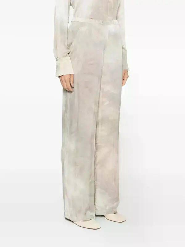 RAME Jersey Trousers With Marbled Pattern