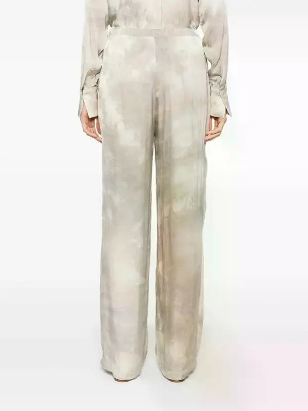 RAME Jersey Trousers With Marbled Pattern