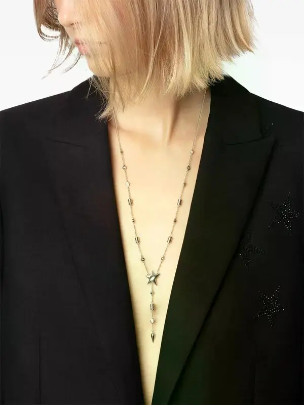 Zadig&Voltaire Tone Brass Star Pendant Necklace
