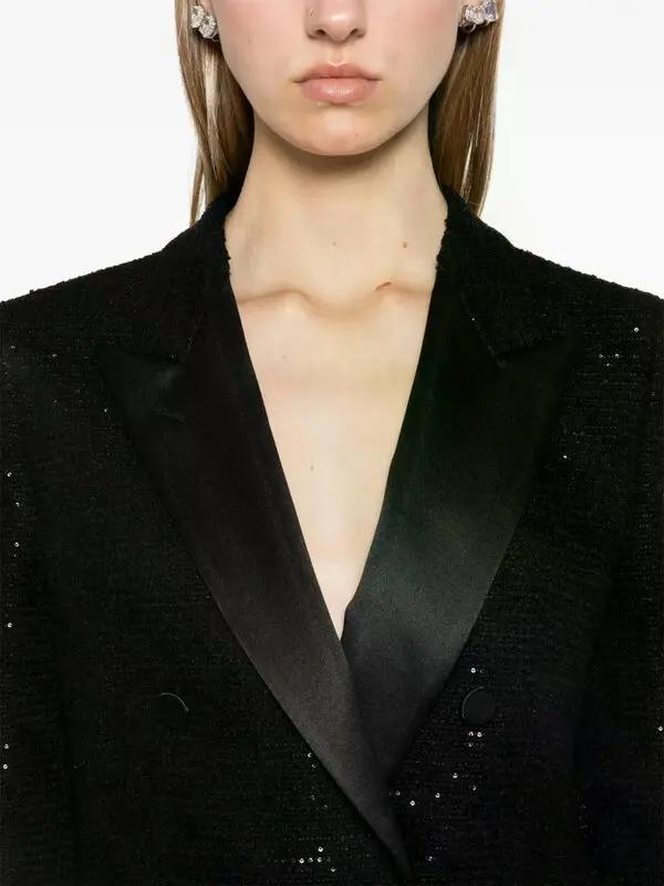 Tagliatore Sequin-embellished Bouclé Blazer