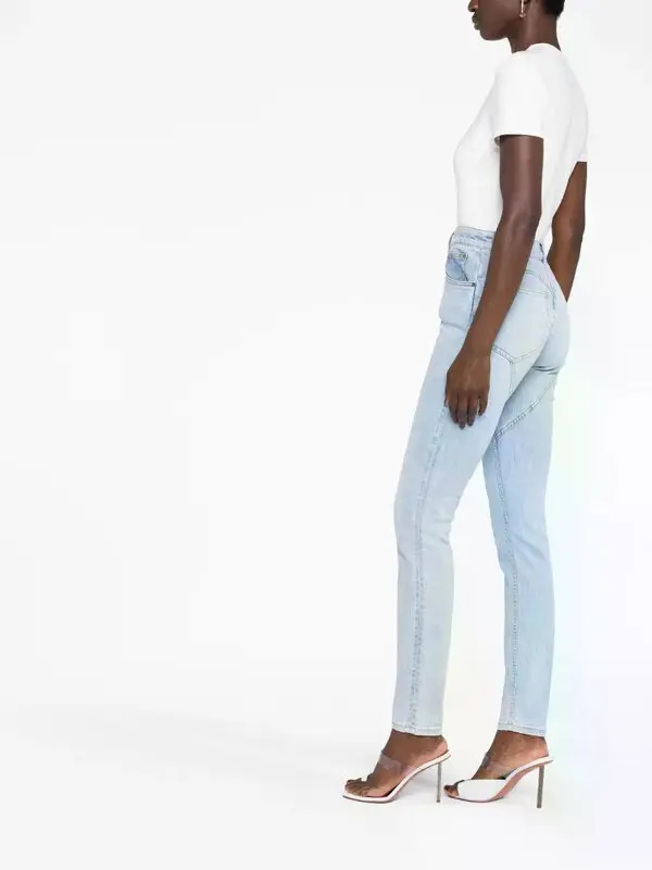 AREA Crystal-embellished Jeans