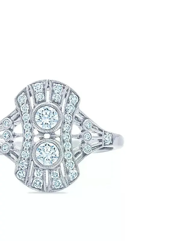 Kwiat 18kt White Gold Diamond Cocktail Ring