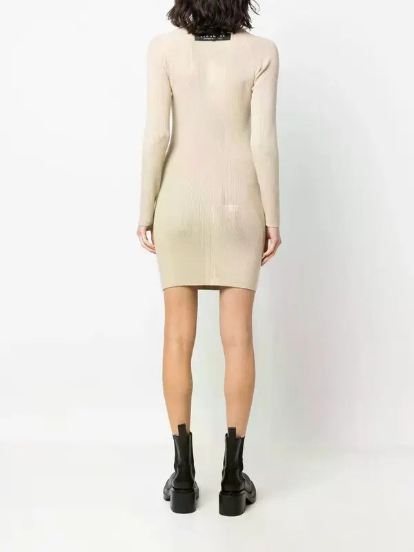 John Richmond Button-embellished Detail Dress