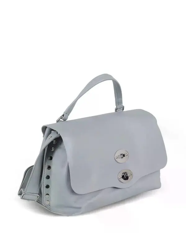 ZANELLATO Postina Leather Shoulder Bag - Blue
