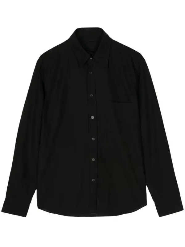 Yohji Yamamoto Detachable Collar Cotton Shirt