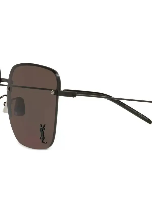Saint Laurent Monogram Rimless Square Sunglasses