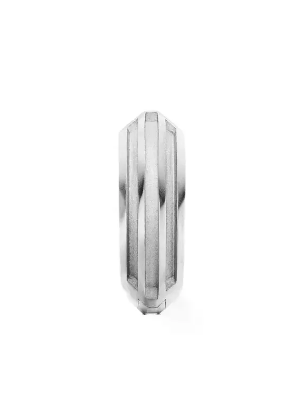 David Yurman Sterling Armory Hoop Earring
